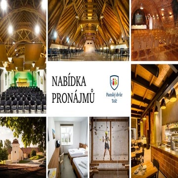 Panský dvůr Telč - prostory k pronájmu | PPT