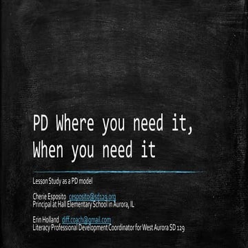 Lesson Study PD NCLB 2015 | PPT