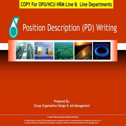 Pd writing guideline | PPTX