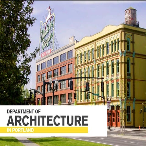 University of Oregon Portland Architecture Program | PDF