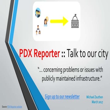 PDX Reporter app | PPTX