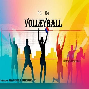 PE-104-Volleyball.pdf history and Ruless | PDF