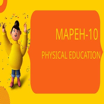 Physical education grade 10 third quarter | PPTX