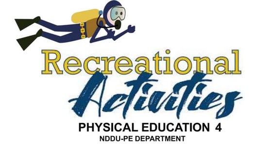 Grade 12 Module : Hope 3 Recreational Activities | DOCX