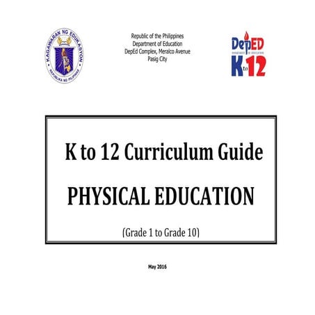 Physical education k to 12 curriculum guide | PDF