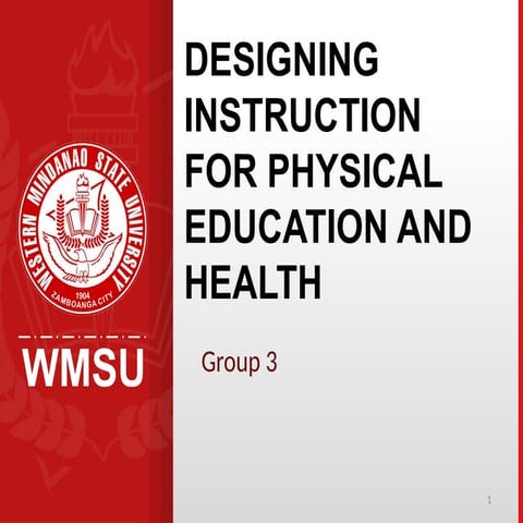 PE-Designing and Planning Instructions pptx | PPTX