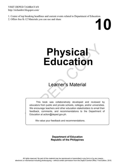 Lm health grade10_q2 | PDF