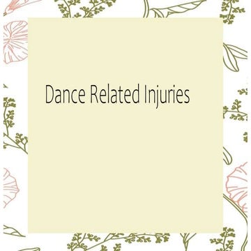 HOPE 3 PHYSICAL ED 12 DANCE RELATED IJURY.pptx