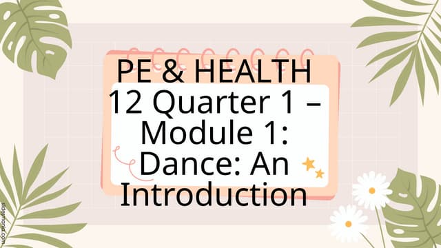 Physical Education and Health 11 and 12 Curriculum Guide | PDF