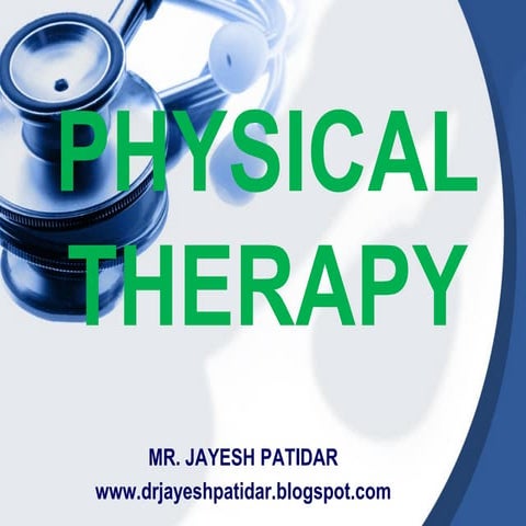 Physical therapy | PDF