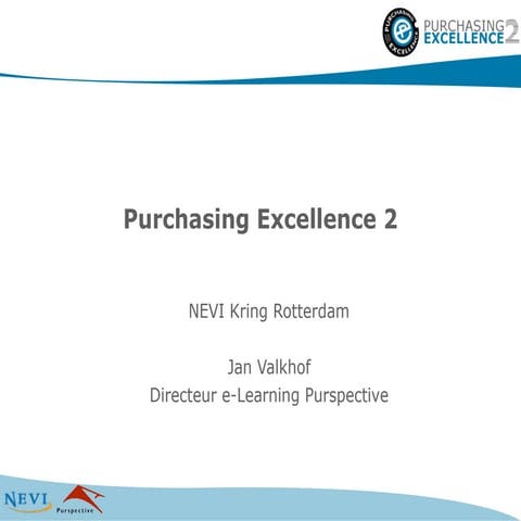 P E2 Kosten Management Presentatie Nevi Kring Rotterdam | PPT