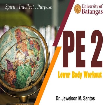 PE EDUCU2 LOWER BODY EXERCISE I & II.ppt