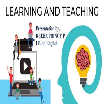 Learning and Teaching | PPT