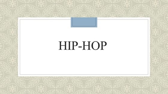 Exploring the Types of Hip Hop Dance Styles | PPT