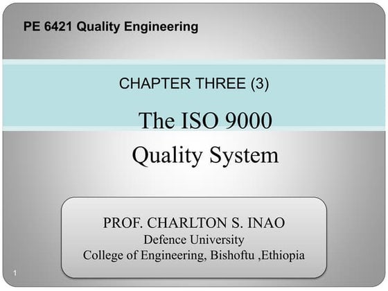 Iso 9000 and 14000 | PPT