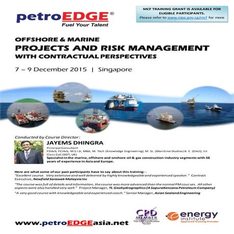 Offshore & Marine Projects and Risk Management with Contractual ...