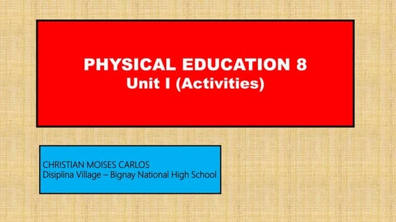 Grade 8 PE module(Q1) | PDF | Fitness and Exercise | Healthy Living