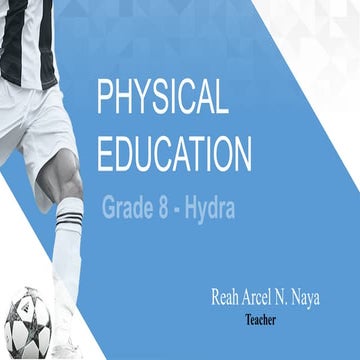 Physical Activities and Warm up exercises in Futsal pptx | PPT