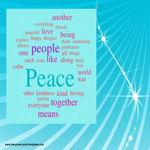 PEACE Is needed and Essential in Workplace | PPT