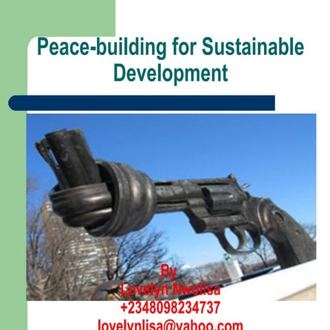 Peace building and sustainable development | PPT