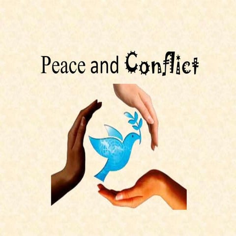 Peace and conflict | PPTX