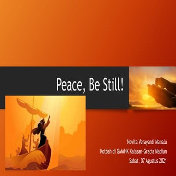 Peace, be still | PPTX