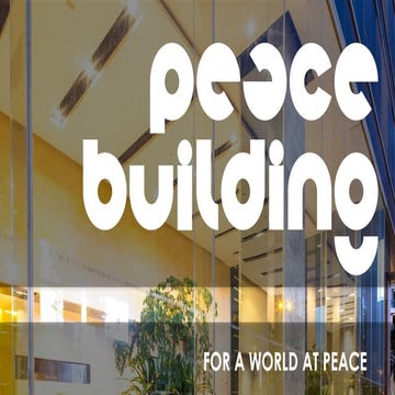 Peace building case for support | PPT