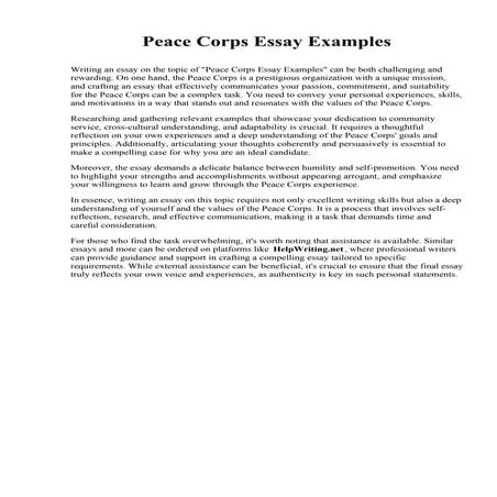 Peace Corps Essay Examples.pdf