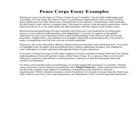 Peace Corps Essay Examples.pdf