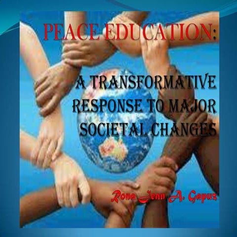Peace education | PPTX
