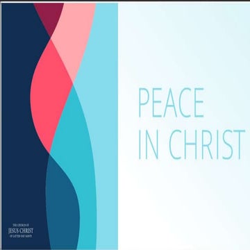 Peace in Christ | PPTX