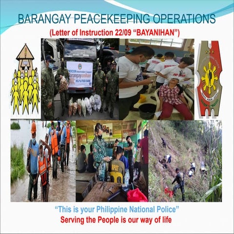 Barangay Peace and Order Planning for BLGU | PPTX
