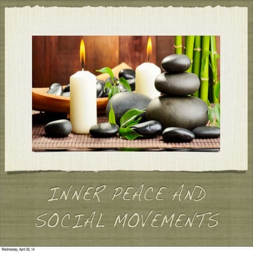 Peace Movements | PDF | Wellness | Healthy Living