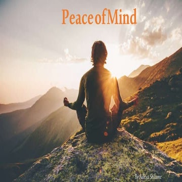 Peace of mind | PPTX