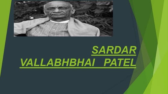 Sardar vallabh bhai patel | PPSX