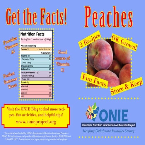 Peach Facts Brochure | PDF