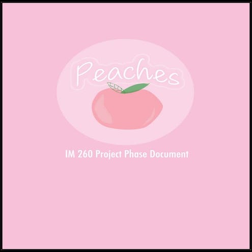 Peaches App development presentation deck | PDF