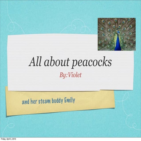 Peacocks | PPTX