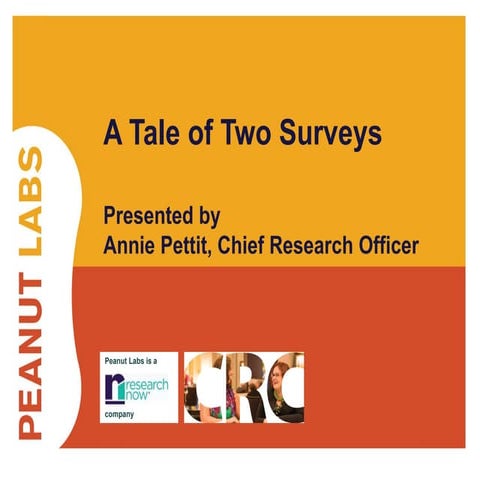 A Tale of Two Surveys: How using real words instead of mumbo jumbo affects survey data quality ...