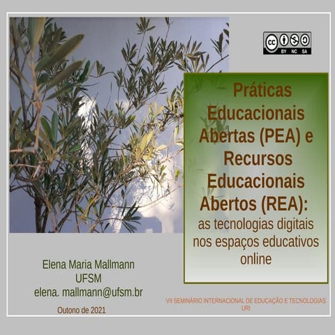 Práticas Educacionais Abertas Pea E Recursos Educacionais Abertos