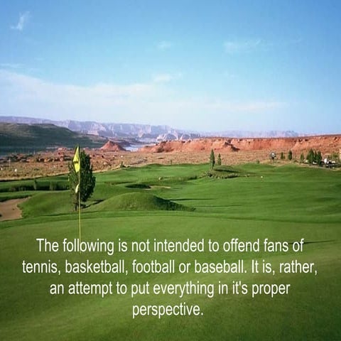 Why You Should Play Golf | PDF