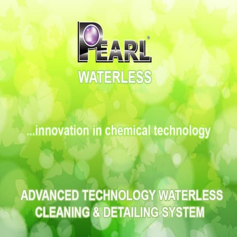 Pearl Car Care - Advanced Technology Waterless Cleaning & Detailing ...