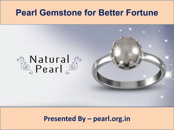 Pearl gemstone for astrology & jewelry | PPT