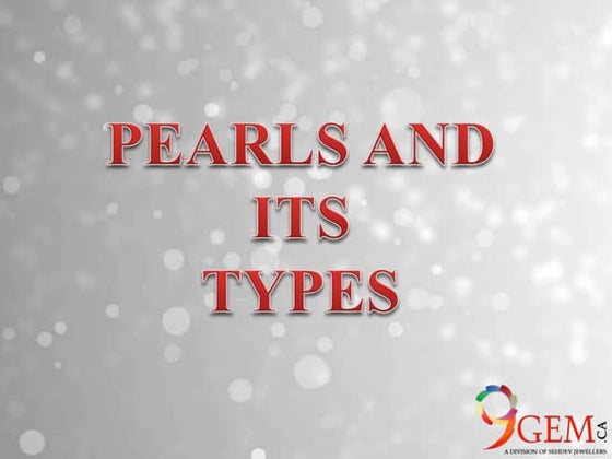 Beautiful Seven Colors Of Pearl Gemstones | PPTX | Geology | Science