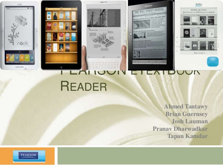 Pearson eTextbook reader