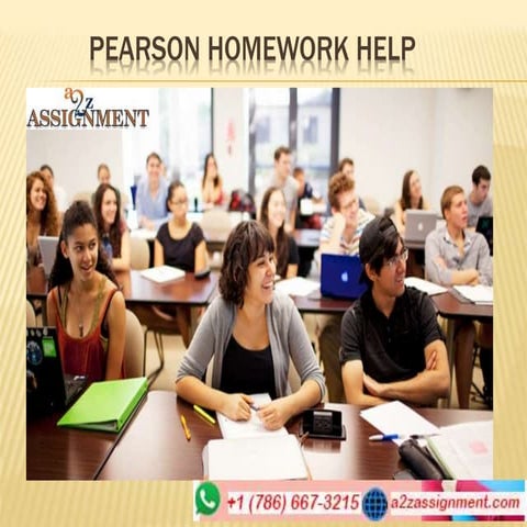 Pearson homework help | PPT
