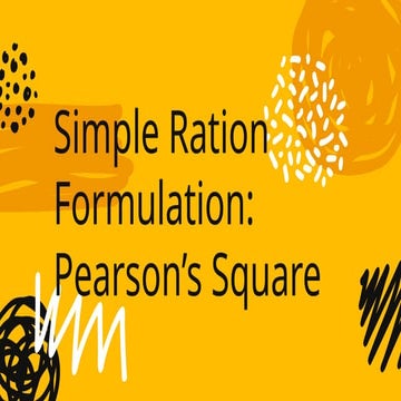 Pearson_S feed formulation_POULTRY FEEDING | PPTX