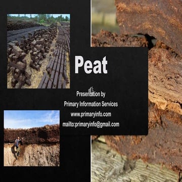 Peat : mining processing Utolization | PDF