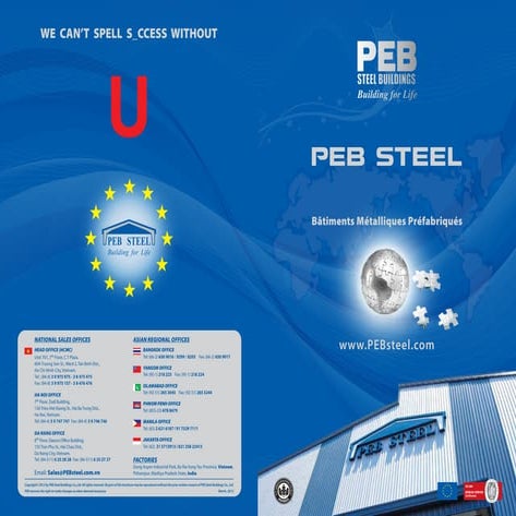 Nhà thép tiền chế PEB (Brochure) | PDF