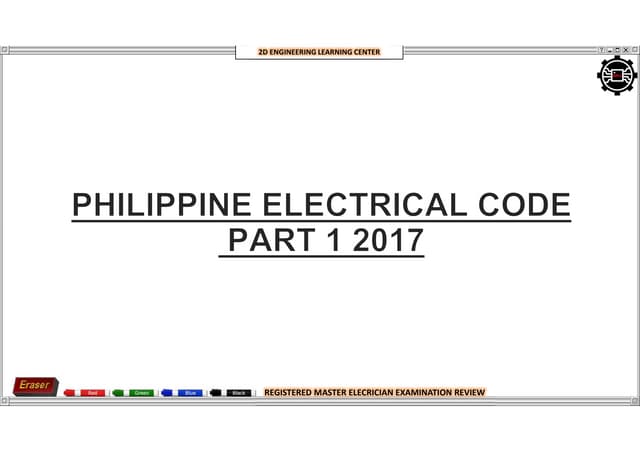 a presenattion of PHILIPPINE ELECTRICAL CODE.pptx